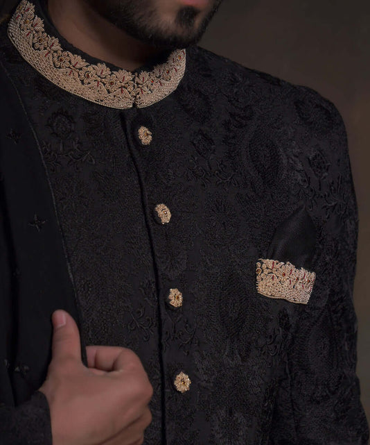 Buy Pakistani Sherwani For Groom | Mens Wedding Sherwani Online – The ...