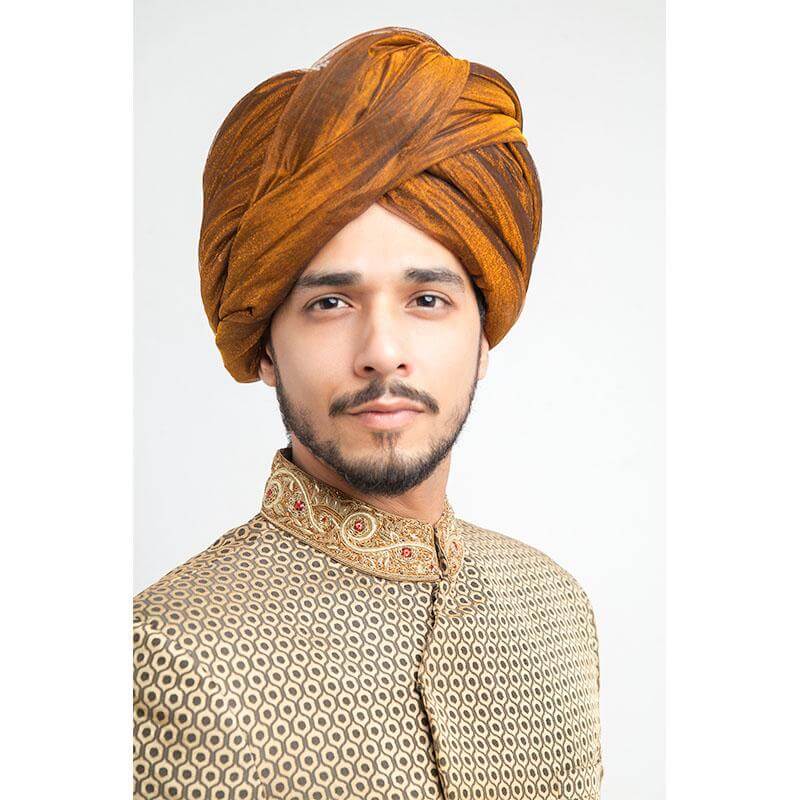 Light Gold and Olive Ogee Form Fitted Sherwani – The house of Arsalan Iqbal